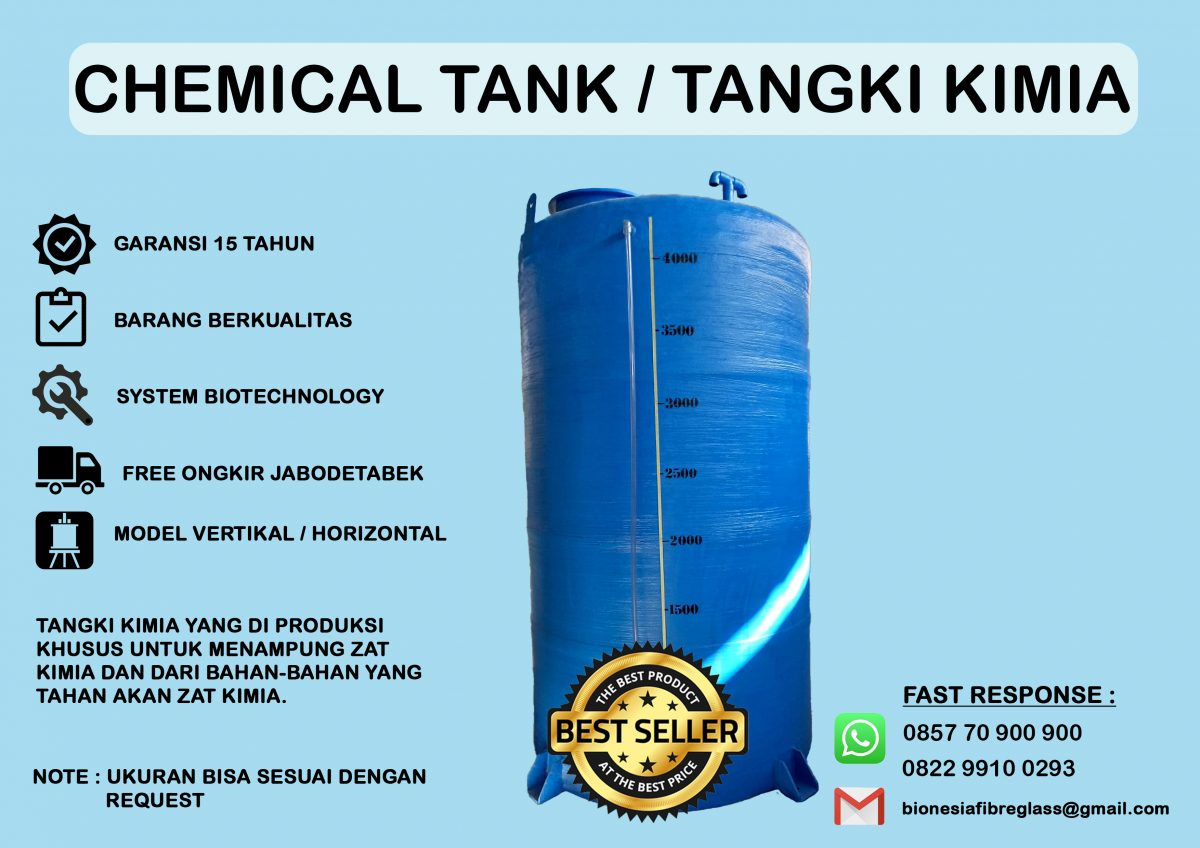 Tangki Kimia / Chemical Tank Fiberglass - Jual Septic Tank Fiberglass ...